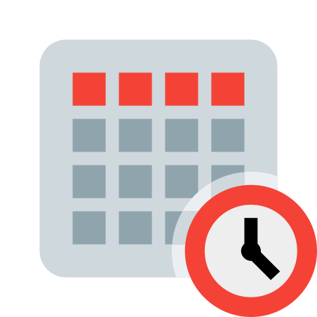 Timetable icon in Color Style