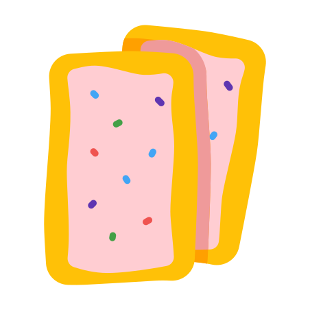 Toaster Pastry icon in Color Style