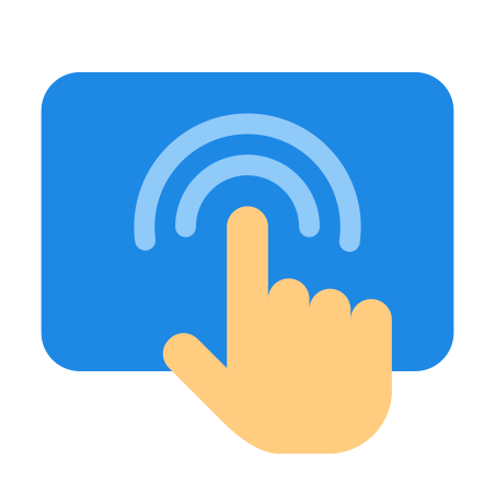 Touchpad icon in Color Style