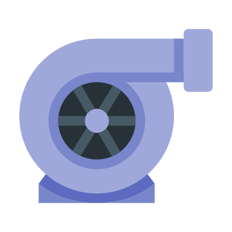 Turbocharger icon in Color Style