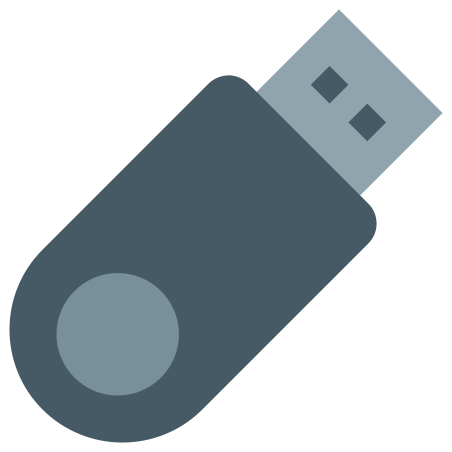 USB Memory Stick icon in Color Style