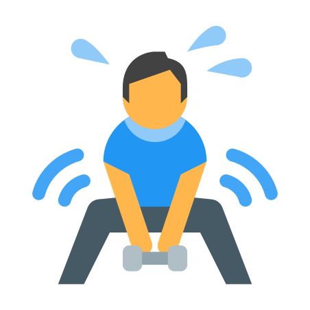 Weak Person icon in Color Style