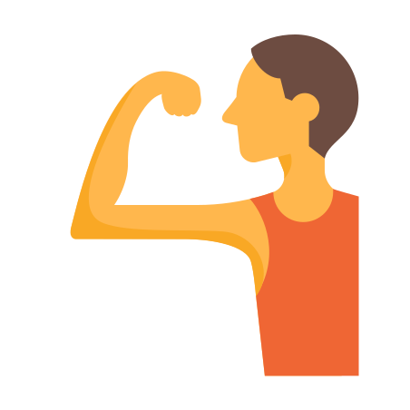 Weakling icon in Color Style
