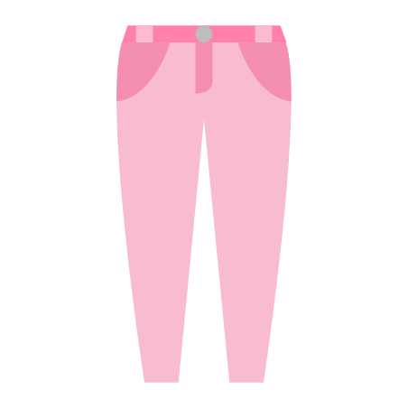 Womens Pants icon in Color Style