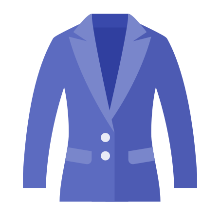 Womens Suit icon in Color Style