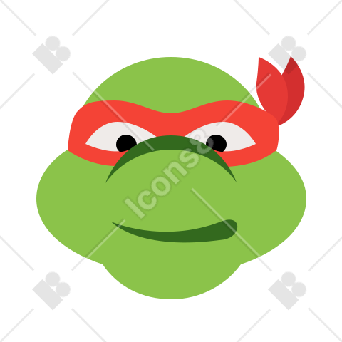 Ninja Turtle Faces Clipart