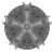 Cylon Basestar Tos icon in Color Style