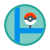 Ícone de Mapa de Pokemon no estilo Cor