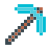 Minecraft Pickaxe icon in Color Style