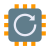 Overclocking Processor icon in Color Style