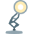 Pixar Lamp icon in Color Style