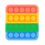 Pop It icon in Color Style
