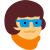 Scooby Doo Velma Dinkley icon in Color Style