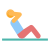 Sit Ups icon in Color Style