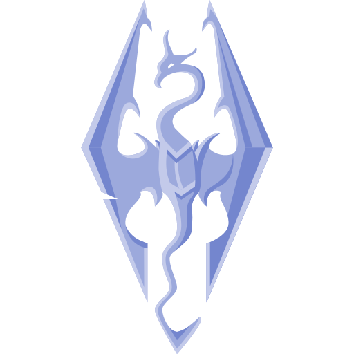 Dessin Du Symbole De Skyrim