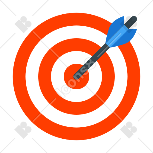 Objective Icon Png Target Icon, Transparent Target.PNG Images & Vector