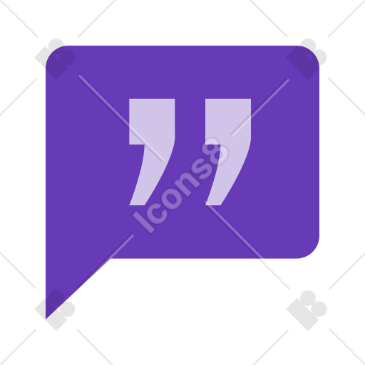 Quotation Icon Blessings Greeting Card | Icon