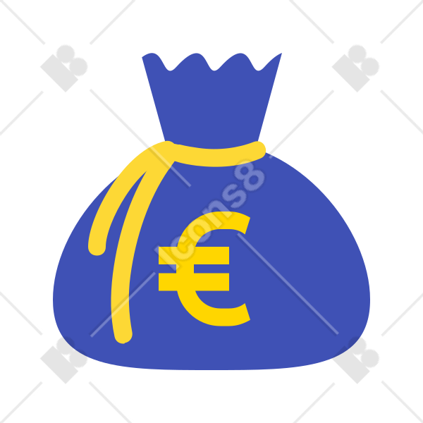 Blue Money Icon