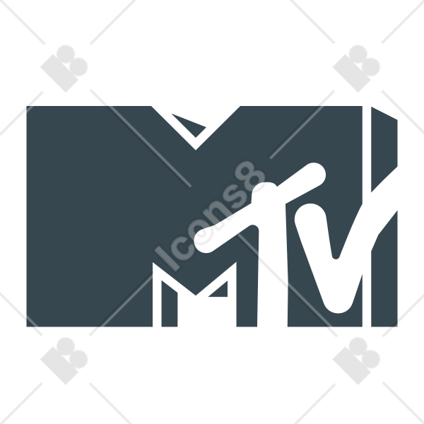 White Mtv Logo Png