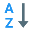 Alphabetical Sorting icon in Color Style