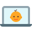 Baby App icon in Color Style