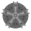 Cylon Basestar Tos icon in Color Style
