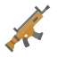 Fortnite SCAR icon in Color Style