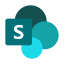 Microsoft Sharepoint 2019 icon in Color Style