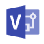 Microsoft Visio icon in Color Style