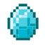 Minecraft Diamond icon in Color Style