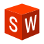SolidWorks icon in Color Style