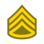 Staff Sergeant SSG icon in Color Style