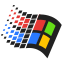 Windows 95 icon in Color Style
