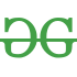 GeeksforGeeks icon in Color Style