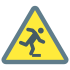 Floor Level Obstacle icon in Color Style