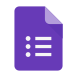 Google Forms New Logo icon in Color Style