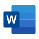 Microsoft Word 2019 icon in Color Style