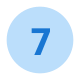 Circled 7 icon in Color Style