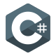 C Sharp Logo icon in Color Style