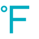 Fahrenheit Symbol icon in Color Style