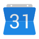 Google Calendar icon in Color Style