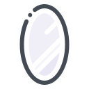 Interior Mirror icon in Quill Style
