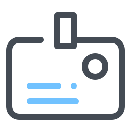 Abzeichen Icon im Pastel Glyph Stil