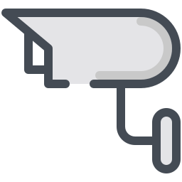 Bullet Camera icon in Pulsar Line Style