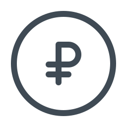 Rubel Icon im iOS Stil