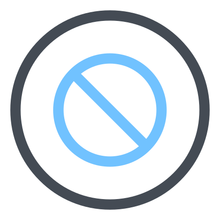 Unavailable icon in Pastel Style