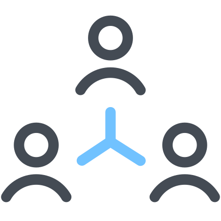 Internal Network icon in Pastel Style
