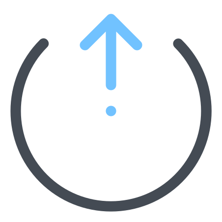 Logout Rounded Up icon in Pastel Style