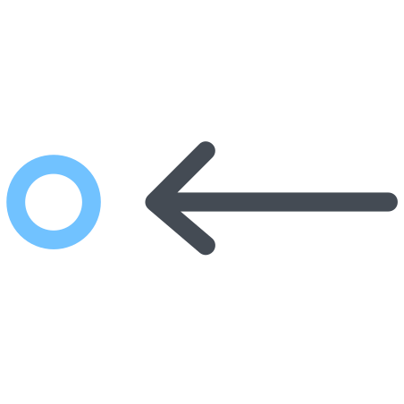 Push Left icon in Pastel Style
