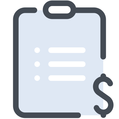 Transaction List icon in Pastel Style